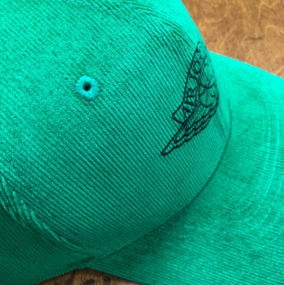Accessories | Nike Air Jordan Green Corduroy Hat New | Poshmark